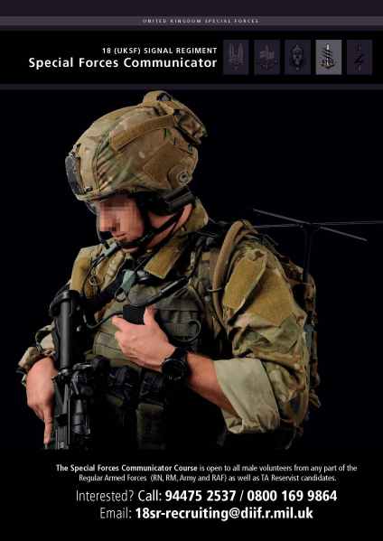 18 (UKSF) Signal Regiment – Boot Camp & Military Fitness Institute